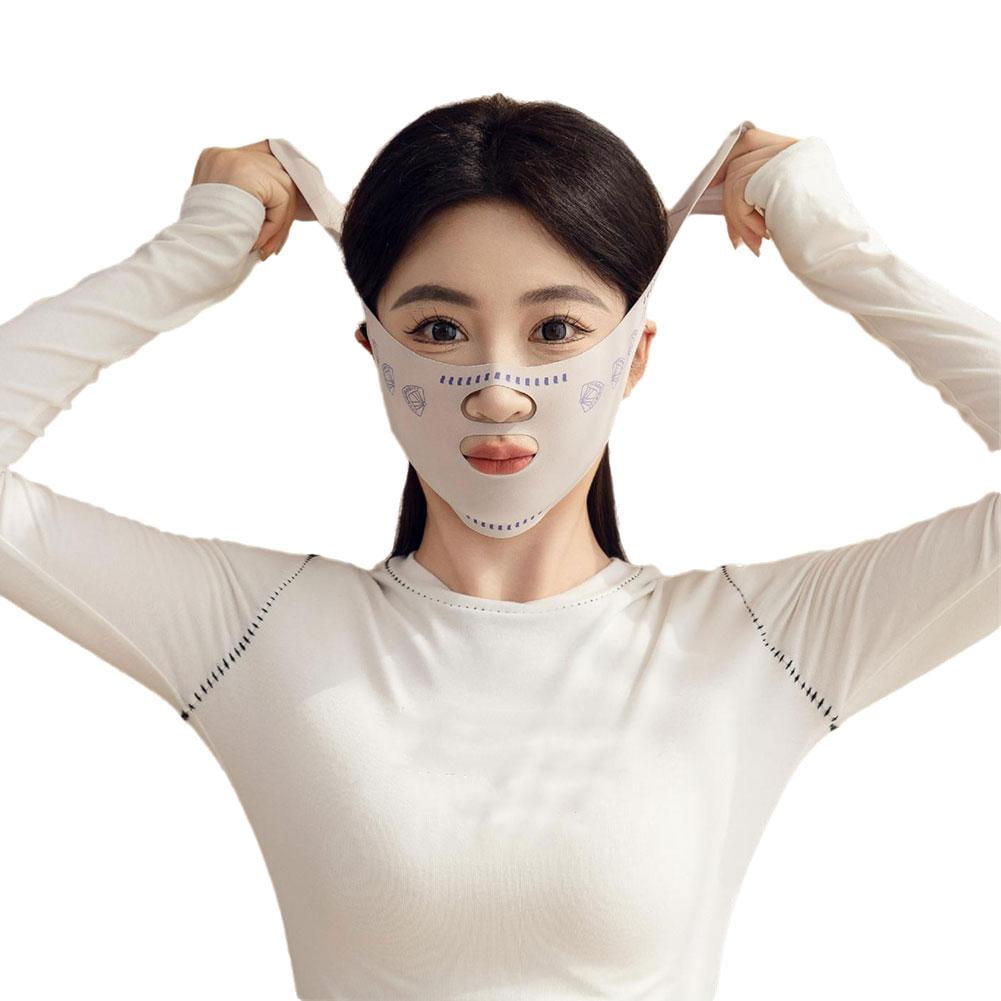 V face bandage seamless elasticity to improve double chin thin face ...