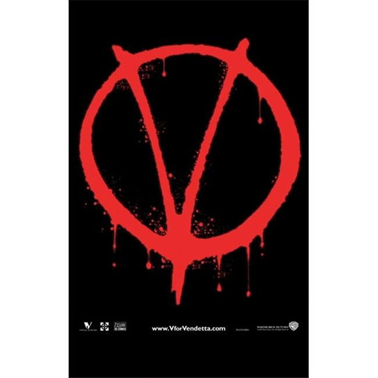 V for Vendetta Movie Poster - 11 x 17 in. - Walmart.com