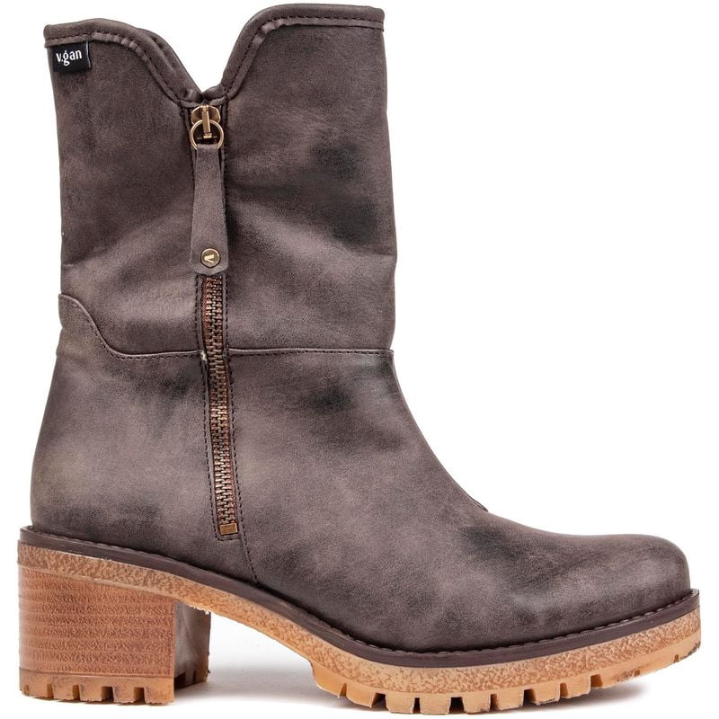 V.Gan Vegan Yarrow Inside Zip Boots - Walmart.com