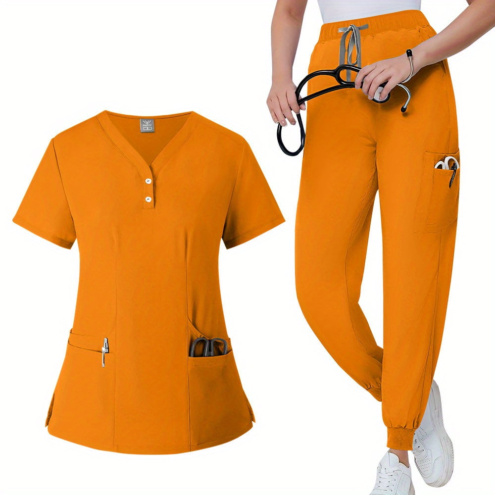 V-neck Elastic Quick-drying Hand Washing Uniform, Doctor's Surgical ...