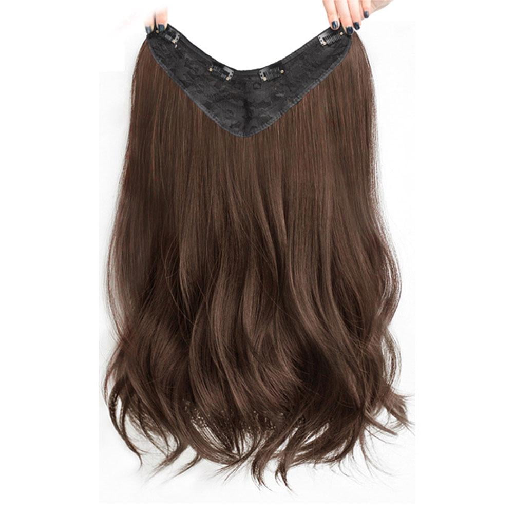 V-shaped Wig For Women Korean Style Medium Length OFF Sweet Curled Wig ...