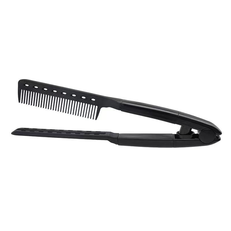 V-shaped styling comb simple straightening comb hair salon hair combing ...