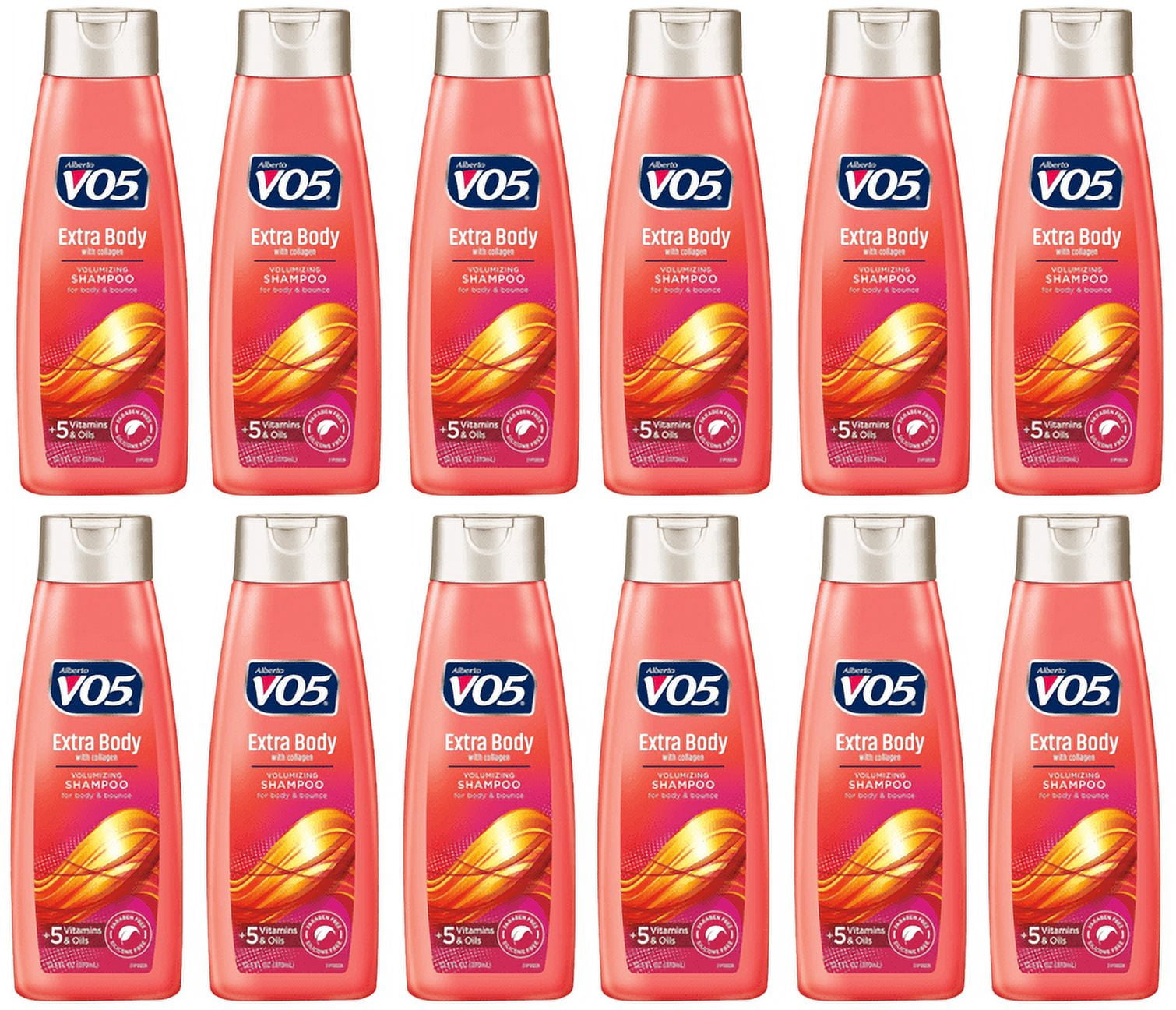 V05 Extra Body Volumizing Shampoo 12.5 Oz., Pack of 12 - Walmart.com