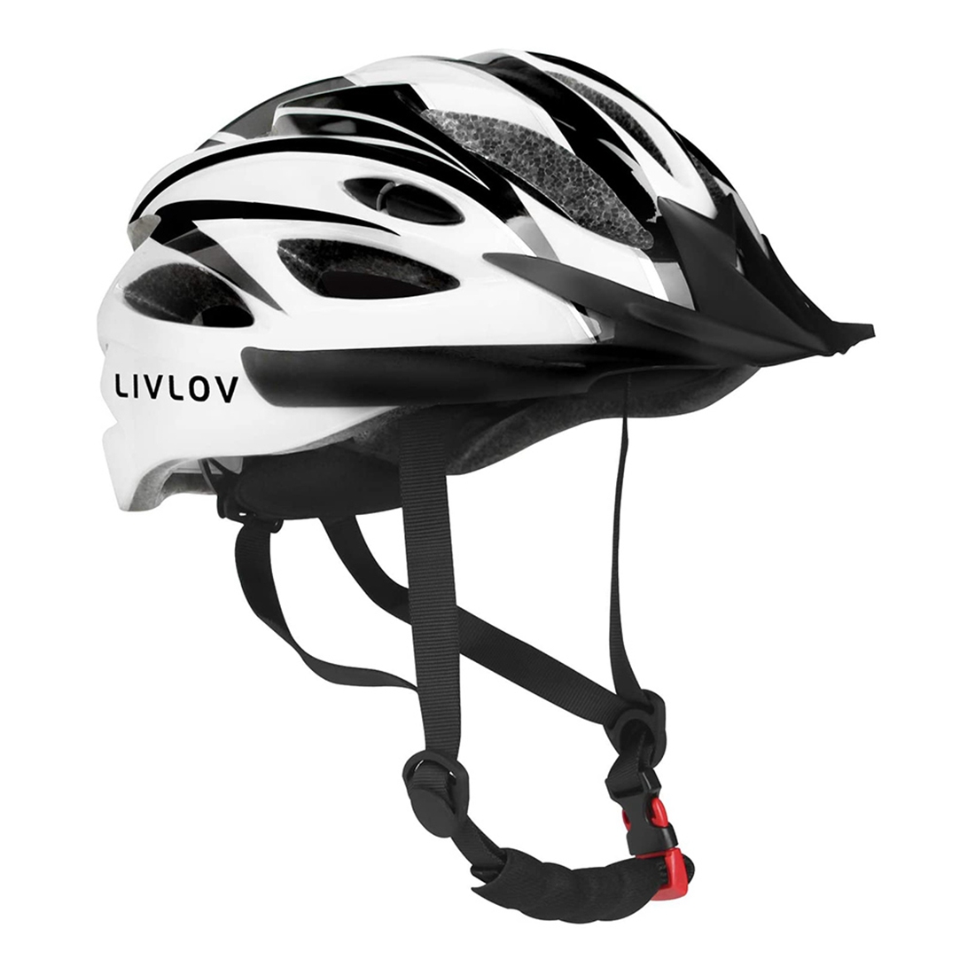 V1 Bike Helmet for Adults with Removable Visor,White - Walmart.com