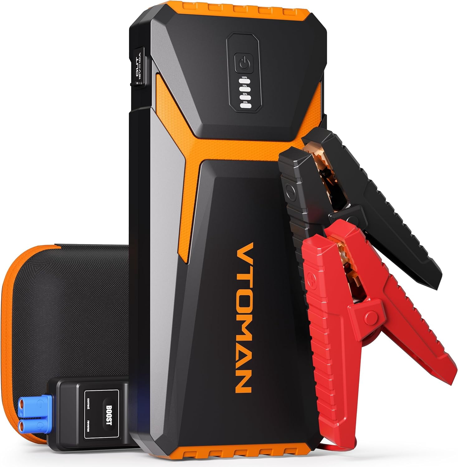 V10 Pro 4500A Jump Starter, Portable Car Starter (All Gas, 10.0L Diesel ...