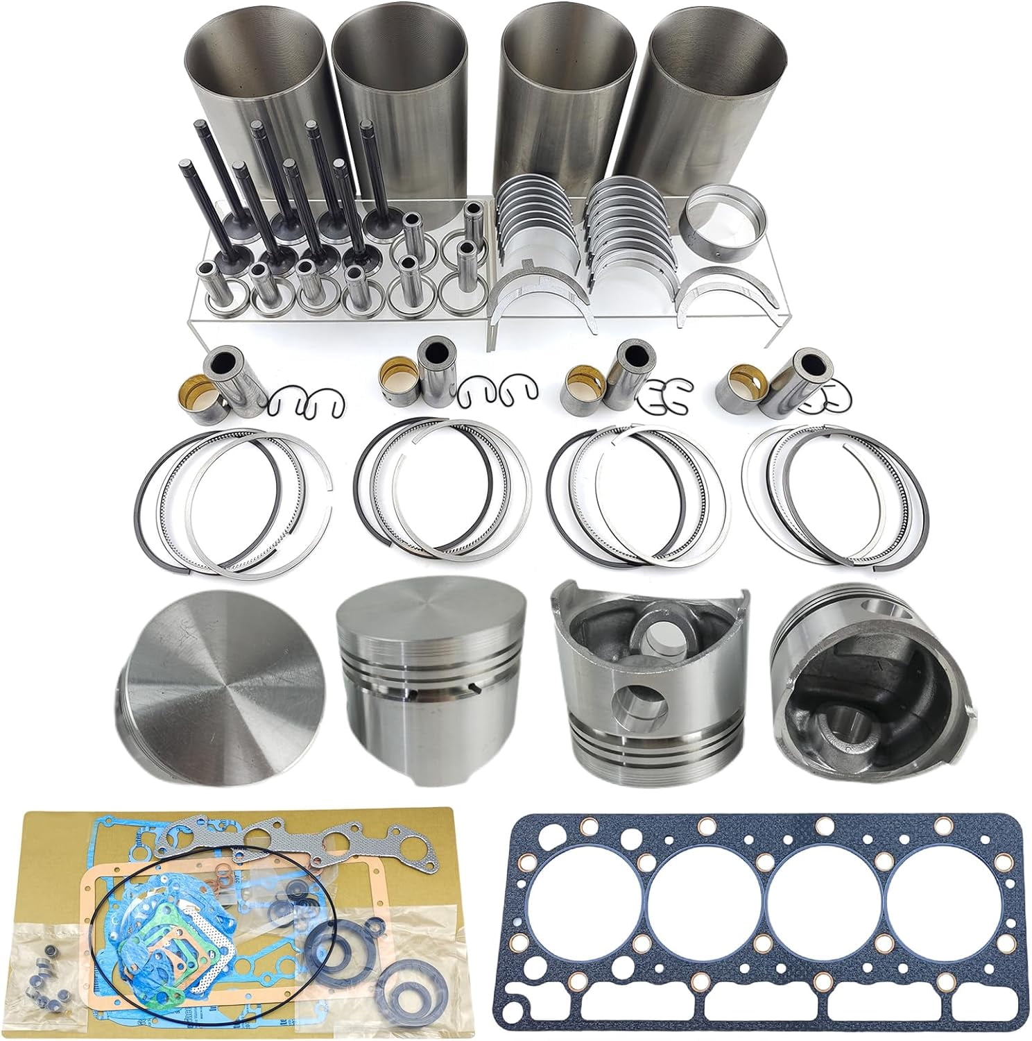 V1200 Engine Overhaul Rebuild Kit FOR Kubota V1200 Engine RX245 RX275 ...
