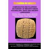 V13.Comparative Encyclopedic Dictionary of Mesopotamian Vocabulary Dead ...