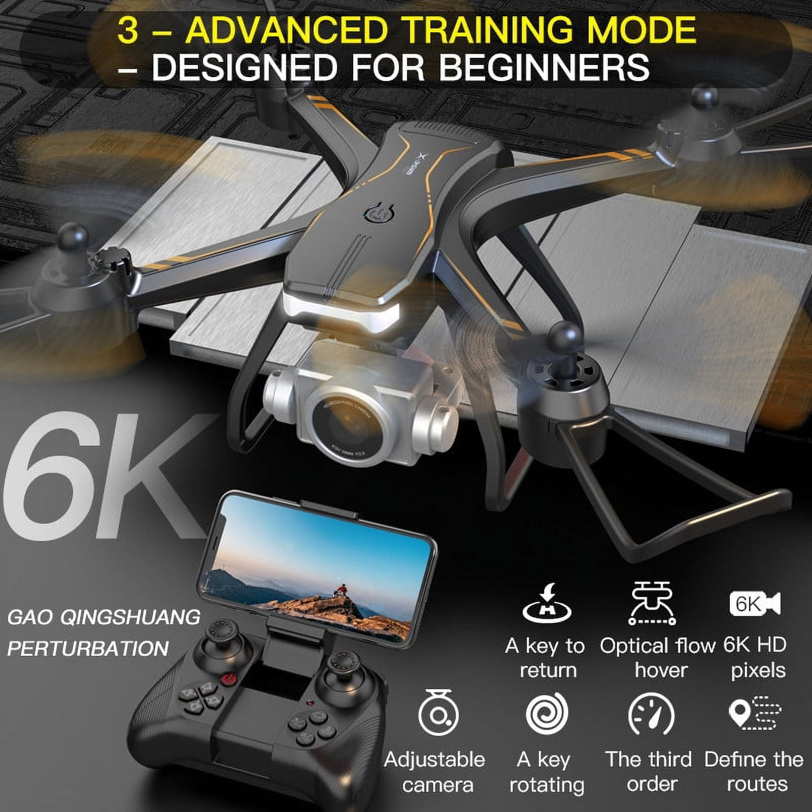 V14 6K HD Camera Drone Remote Control Aircraft Teenage High-definition ...