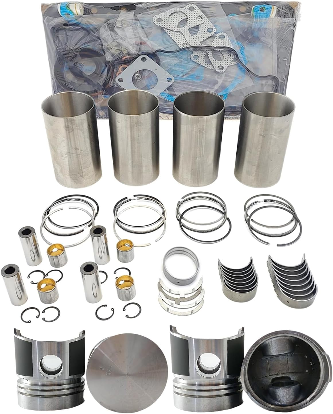 V1502 Engine Overhaul Rebuild Kit (No valve set) for Kubota L2050 ...