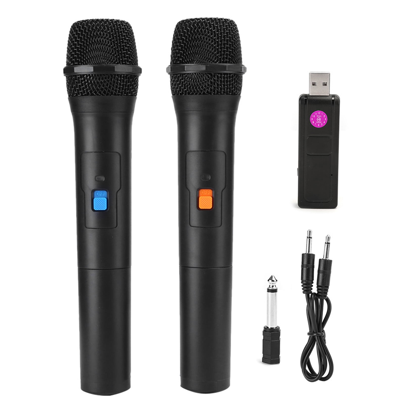 V16U Universal Wireless Microphone 2 In 1 VHF Universal USB Receive ...