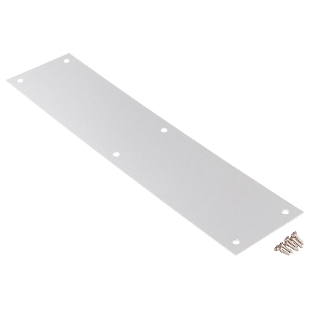 V1981 3-1/2" x 15" Push Plate - Satin Nickel - Walmart.com