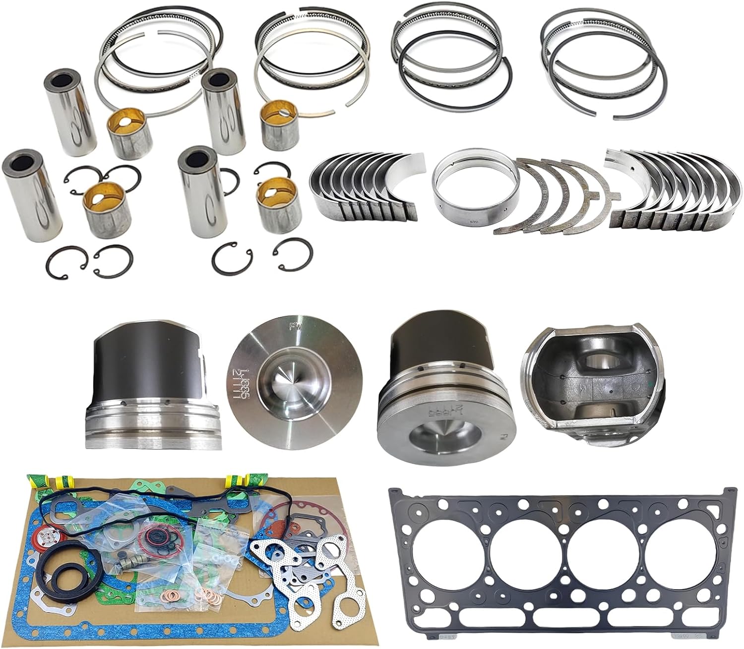 V2403 Engine Overhaul Rebuild Kit (No cylinder liner and valve ...