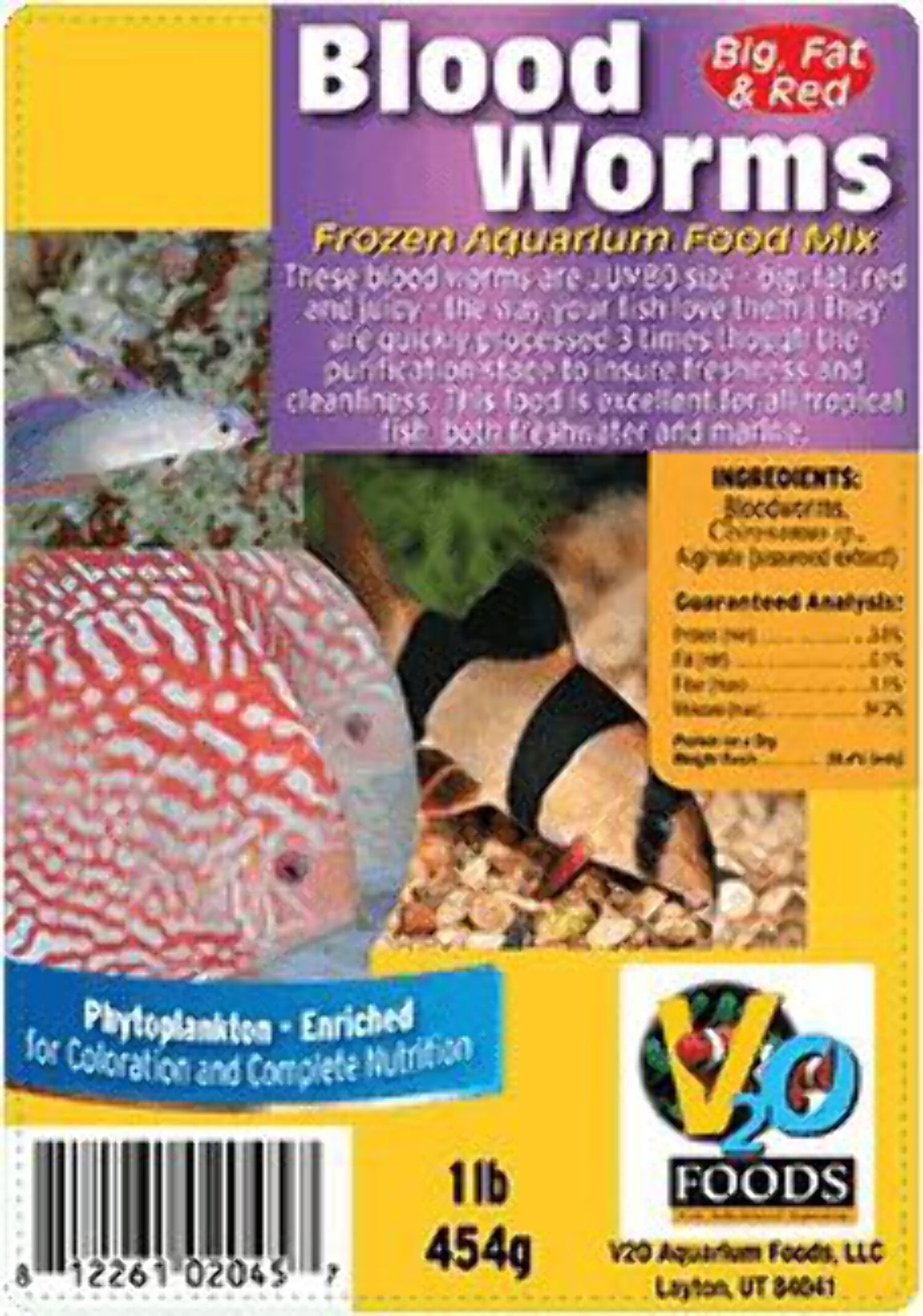 V2O Aquarium BloodWorms 100g - Walmart.com