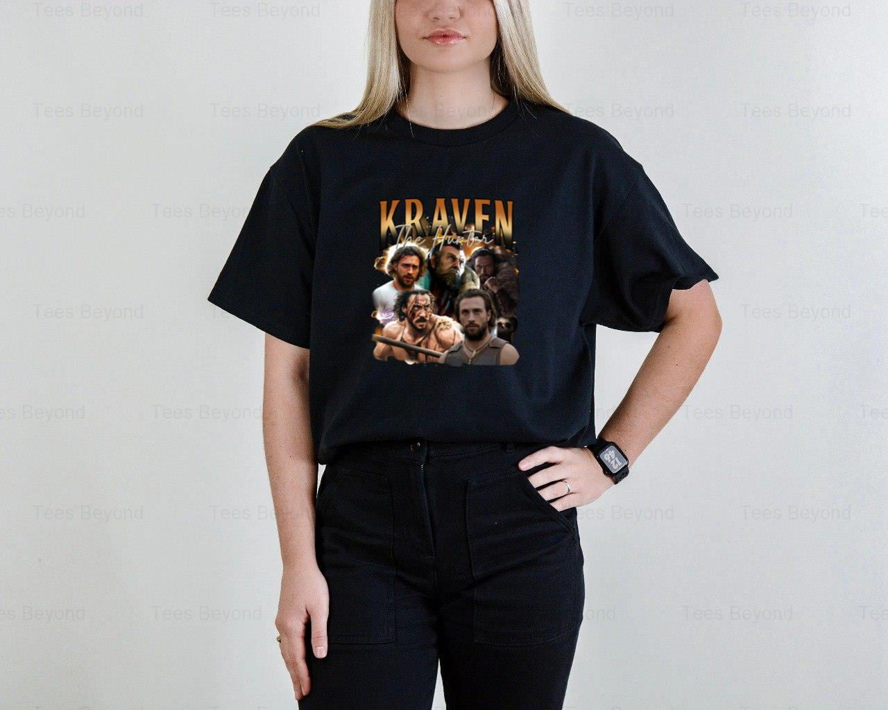 V3-Fashion Kraven The Hunter Famous Movie Characters Shirt Retro 90s ...