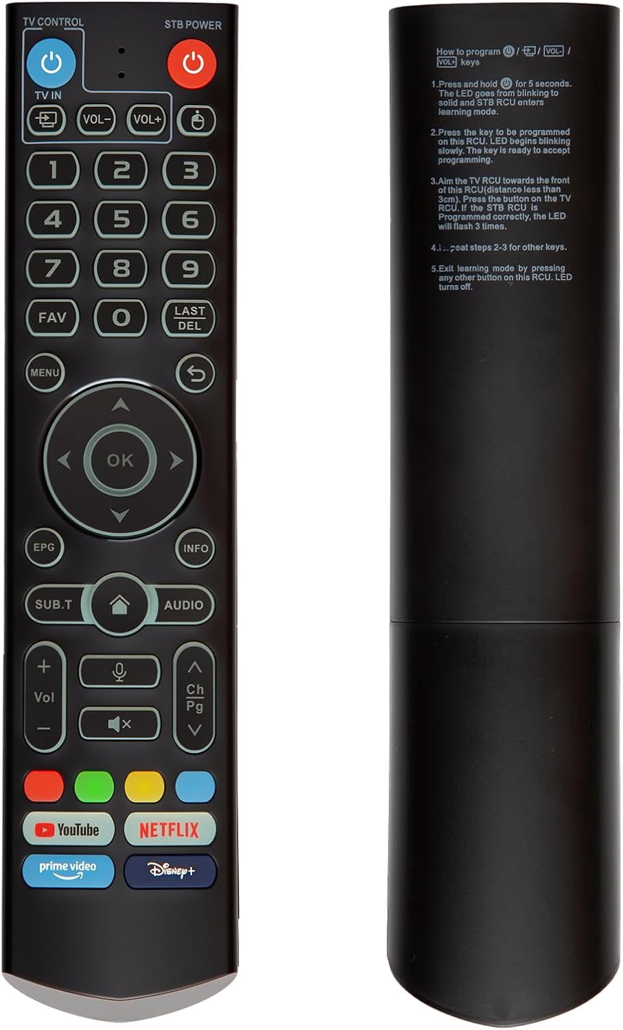 V3 Pro V3 Plus V5 Pro TV Box Voice Remote Control Replacement ...