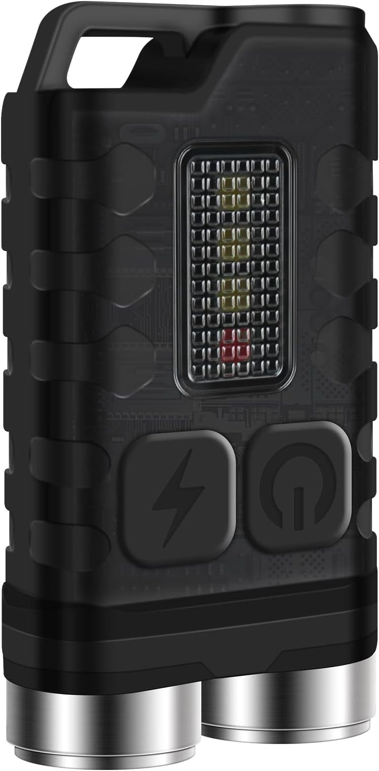 V3 Small EDC Flashlight with Red UV Blue Light -Super Bright ...