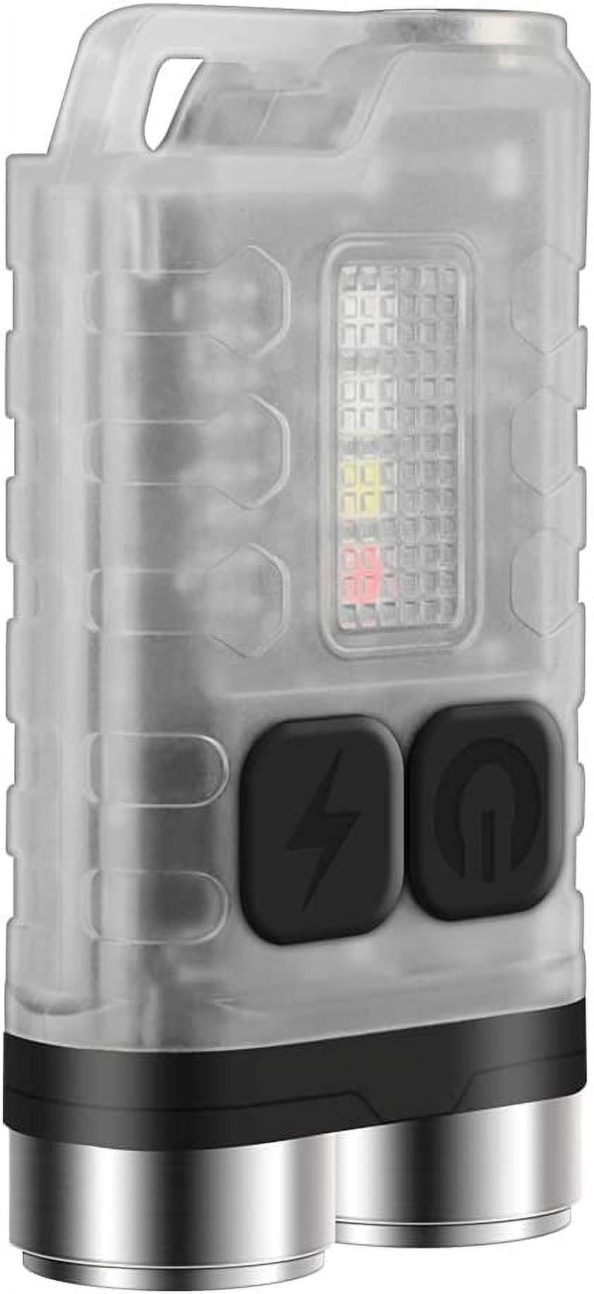 V3 Small Powerful EDC Flashlight with Red UV Blue Light -Super Bright ...