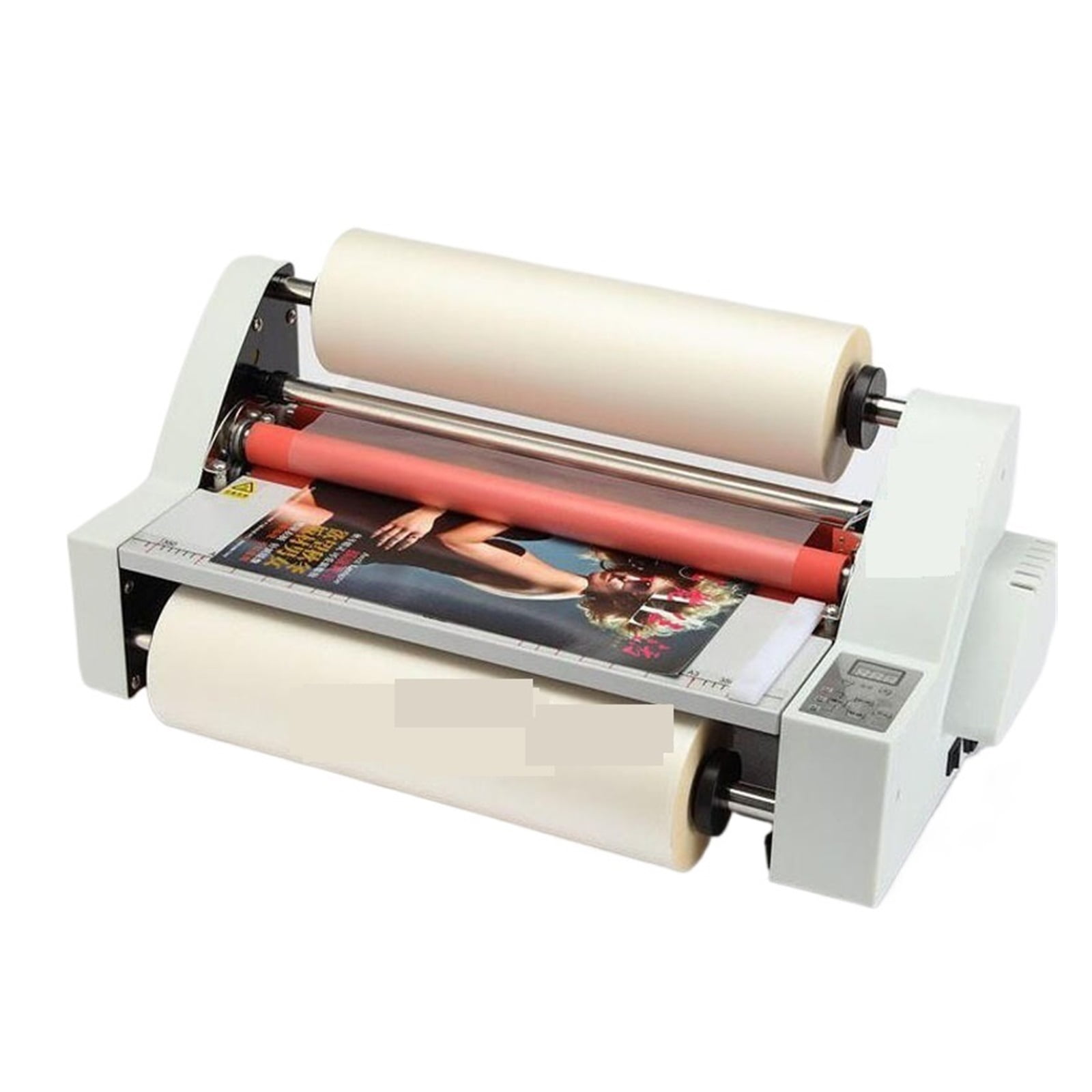 V350 Film Roll Laminator A3 Size Four Rollers Hot Roll Laminating Machine Electronic Temperature ...
