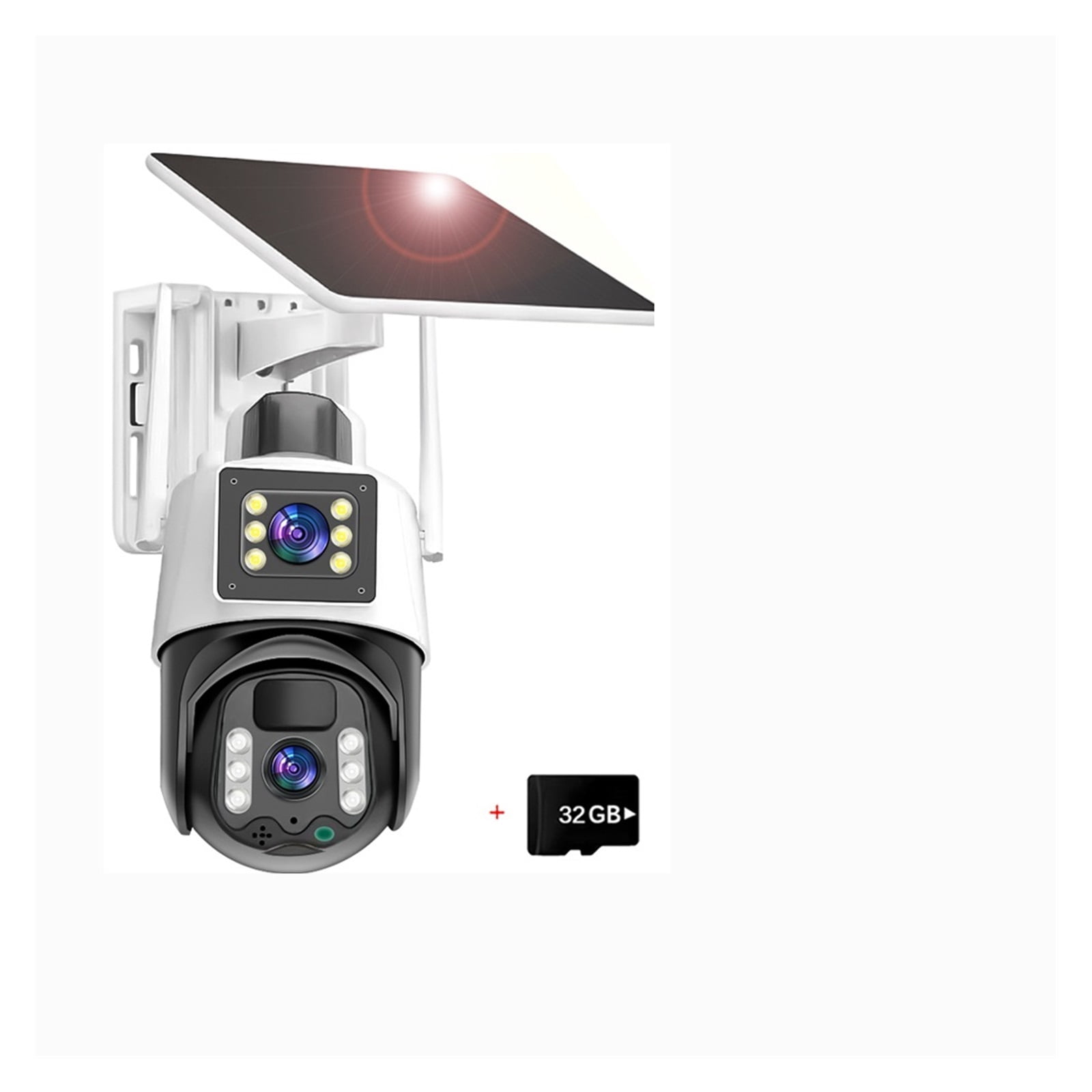 V380, 4K Dual Lens, WIFI Solar, CCTV, 10x Zoom Outdoor Security IP ...