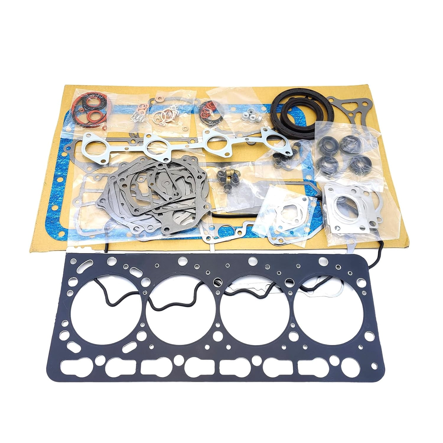 V3800 Full Head Gasket Set Kit 1G574-99355 1G57499355 for Kubota V3800 ...