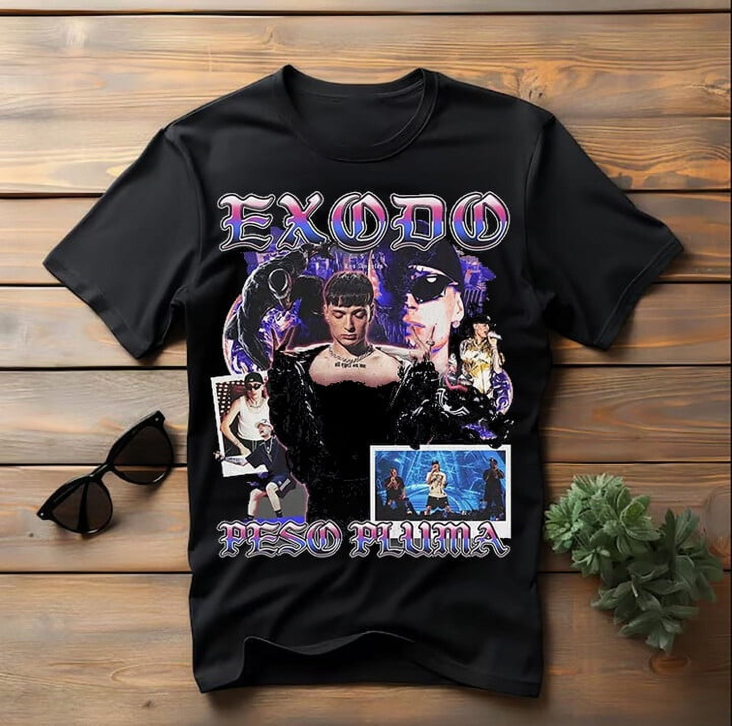 V3NOM PLUMA - EXODO T shirt vintage style sleeve print heavy weight ...