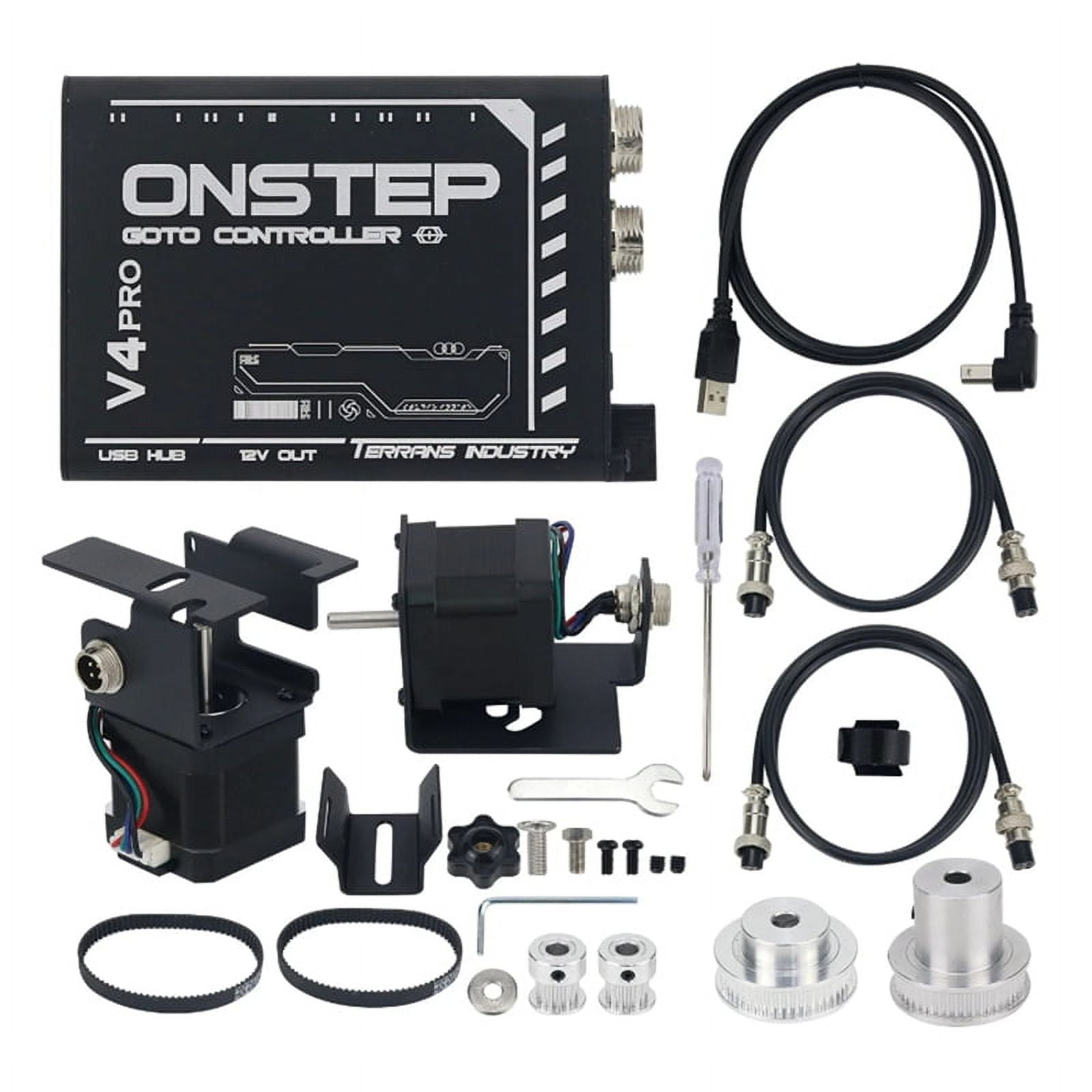 V4-Pro Onstep EQ3D Equatorial Mount V4 Upgrade Kit Biaxial Tracking Astronomical A G10342 ...