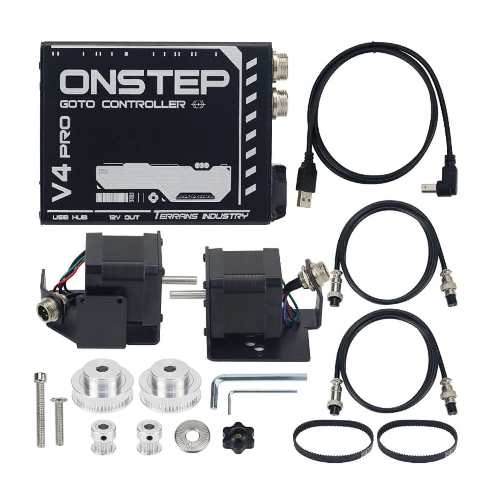 V4-Pro Onstep EXOS2 Equatorial Mount V4 Upgrade Kit Biaxial Tracking ...