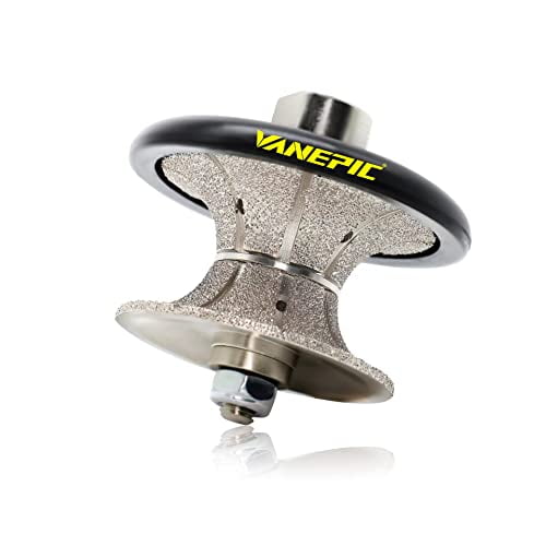 V40 1-1/2 inch Full Bullnose Diamond Hand Profiler Router Bit for ...