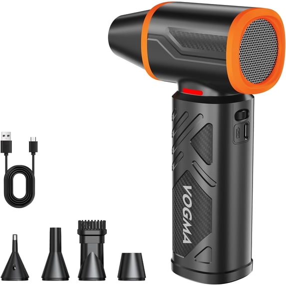 V40 Duster-270000RPM 350G Power Air Duster, Cordless Brushless Blower ...