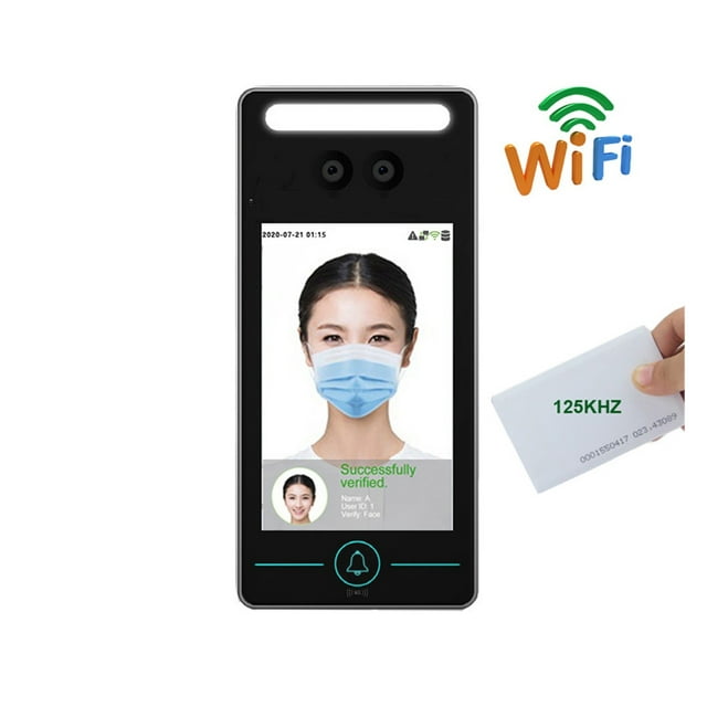 V4L Dynamic Face Recognition Palm RFID Card Door Access Control System TCP/IP USB Time ...