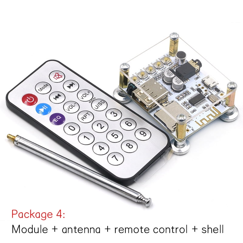 V5.0 V4.2 Bluetooth Audio Receiver board with USB TF card Slot decoding ...