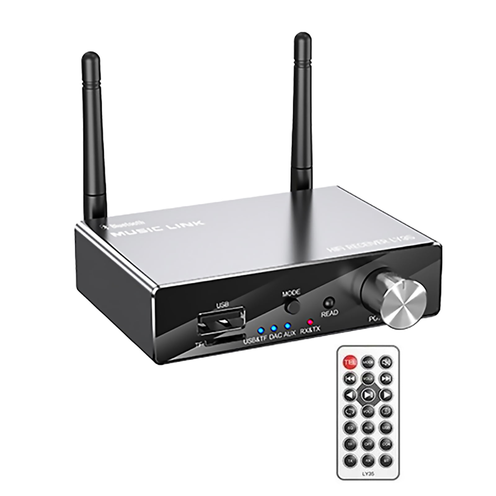 V5.3 6-in-1 DAC Bluetooth Audio Adapter with Remote Control Supports ...