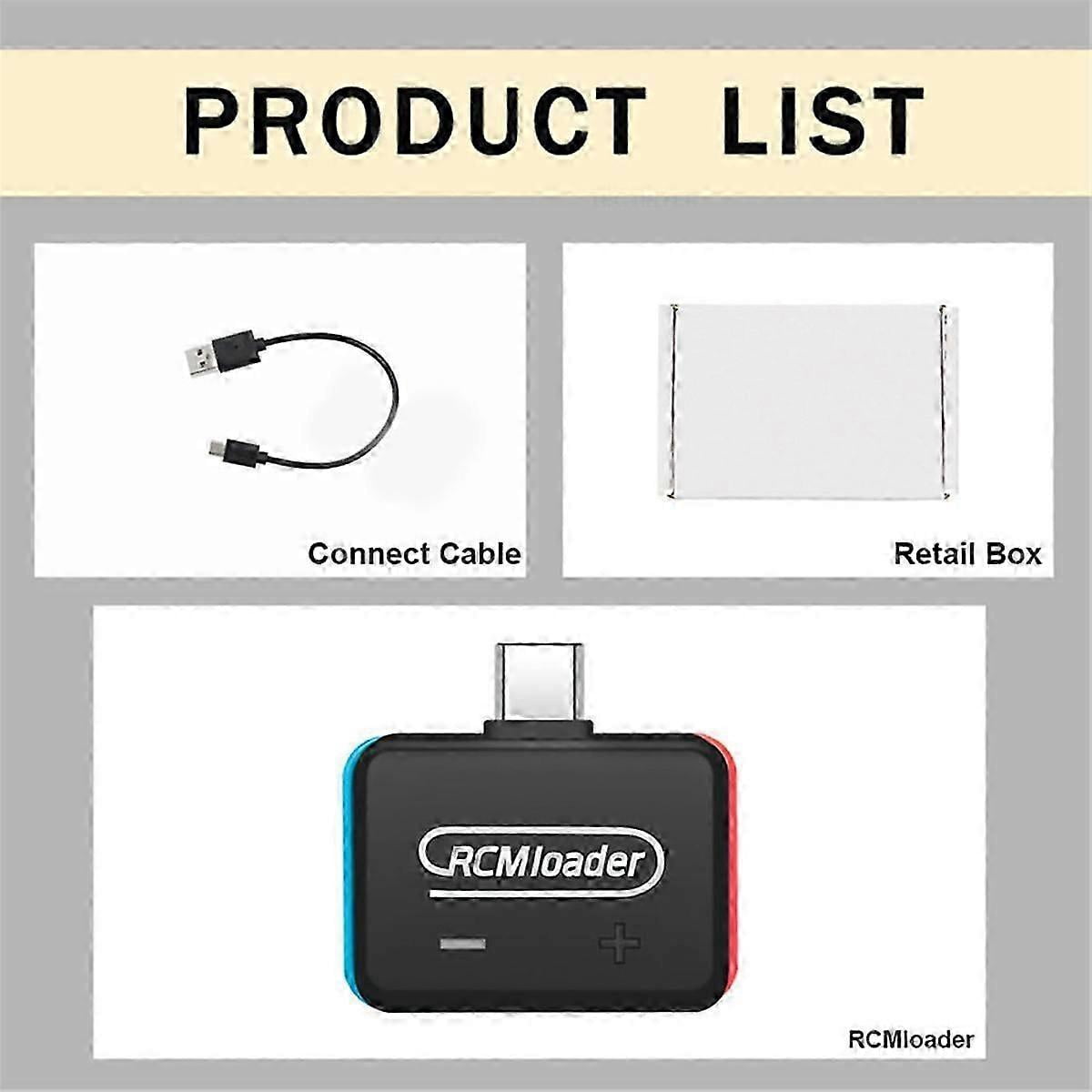 V5 RCM Loader+RCM Jig Clip Tool for Nintend Switch NS Console with USB ...