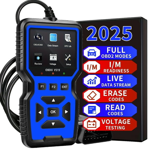 V519 obd2 scanner diagnostic tool, Quickly Erase Code, code reader for ...
