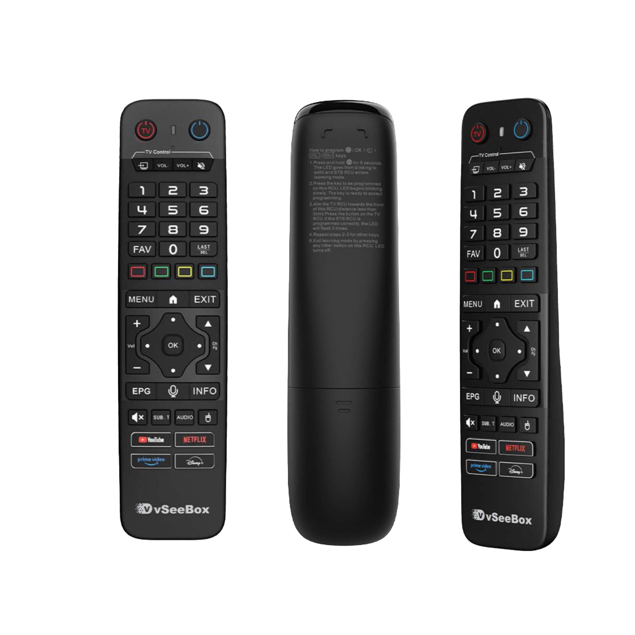 V6 Max Replacement Voice Remote Control with Bluetooth IR and Backlit ...