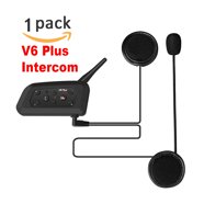 Vnetphone V6 Motorcycle Helmet Bluetooth Intercom Interphone Headset ...