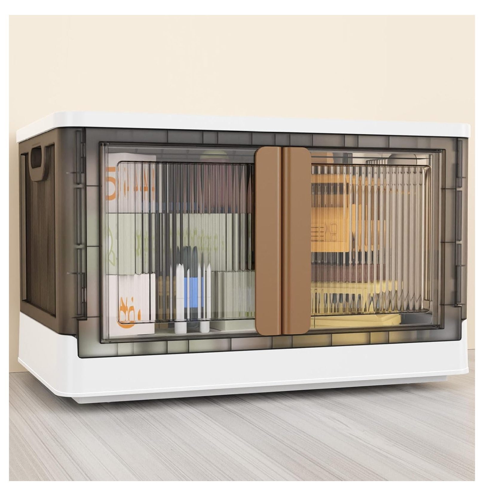 V6 Stackable Storage Bins with Lids, 19Gal Closet Organizers and ...