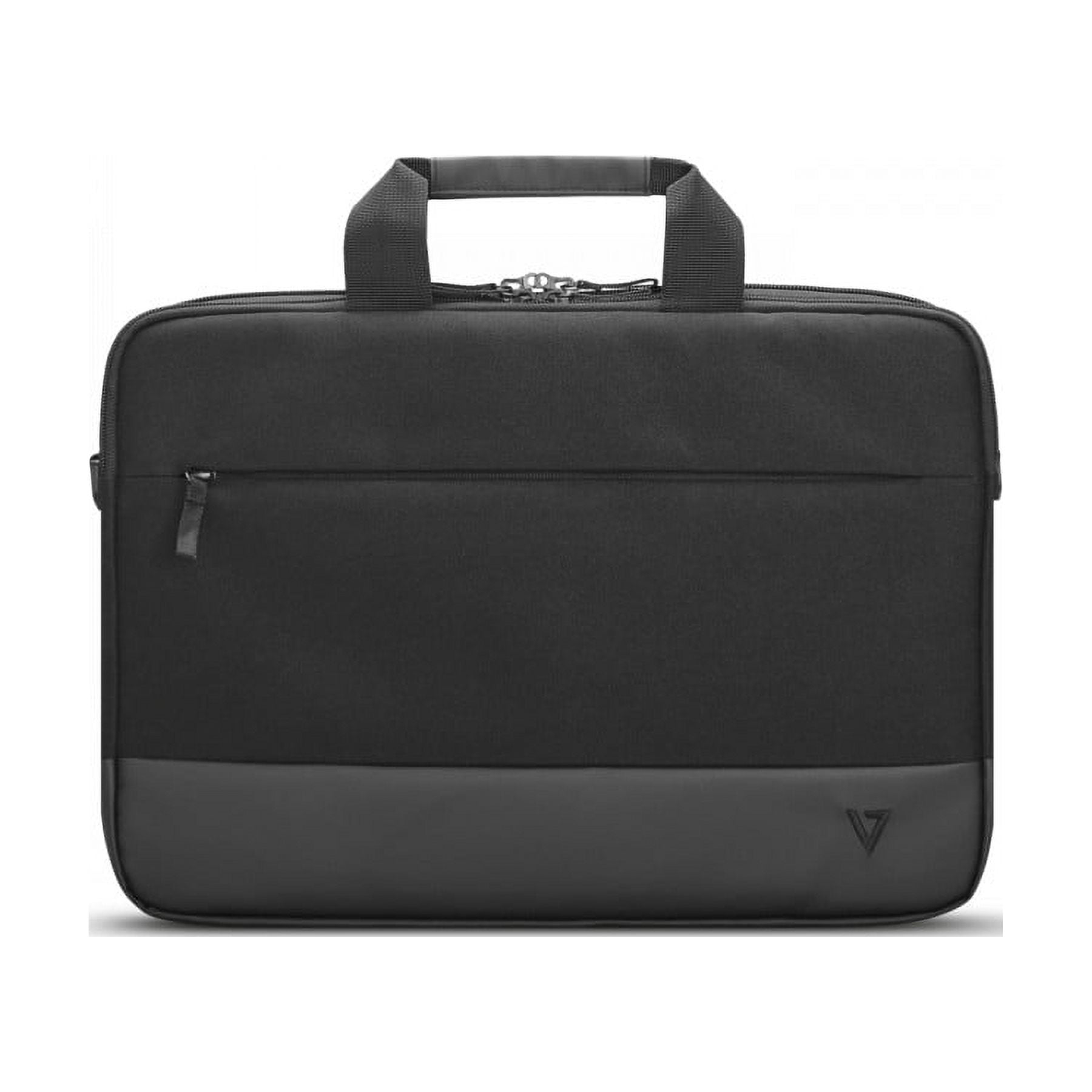 V7 14" Professional Eco-Friendly Topload Briefcase Laptop Case, Black ...