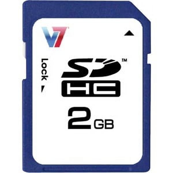 V7 Secure Digital 2GB SD Memory Card with High-Speed Data Transfer and ...