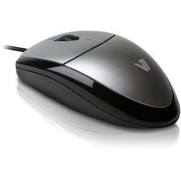 V7 3 Button USB Wired Optical Mouse 1000 DPI - Walmart.com