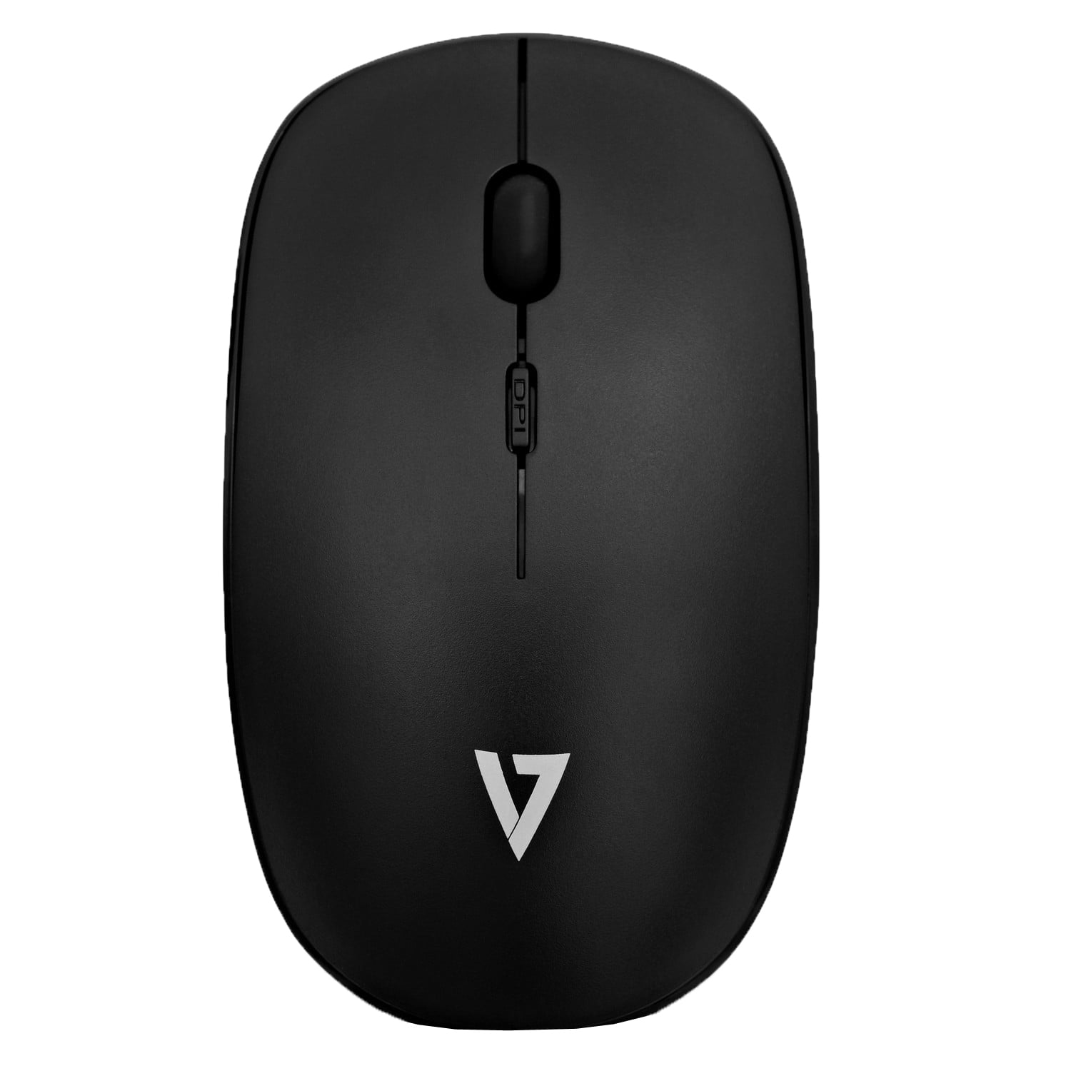 V7 Low Profile Wireless Optical Mouse - Black - Optical - Wireless ...