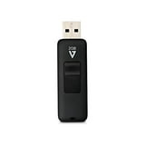 V7 High Speed 2GB USB 2.0 Flash Drive - Black, Computer Stick, Thumb ...
