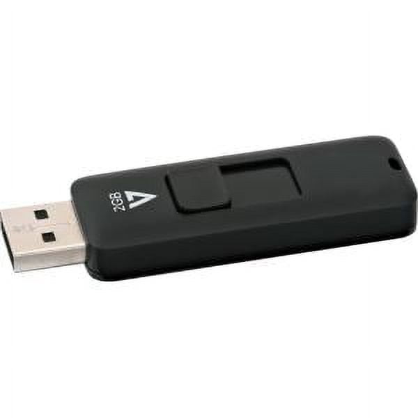 2GB FLASH DRIVE USB 2.0 BLACK RETRACTABLE CONNECTOR RTL - Walmart.com
