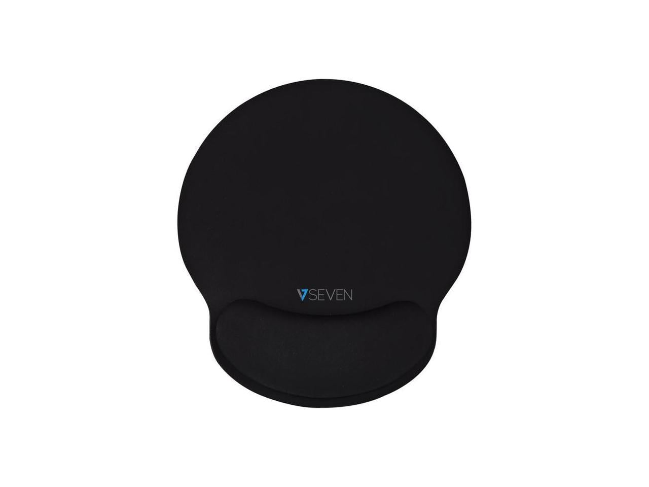 V7 Visco Foam Non-Skid Mouse Pad With Wrist Pillow Black (MP03BLK ...