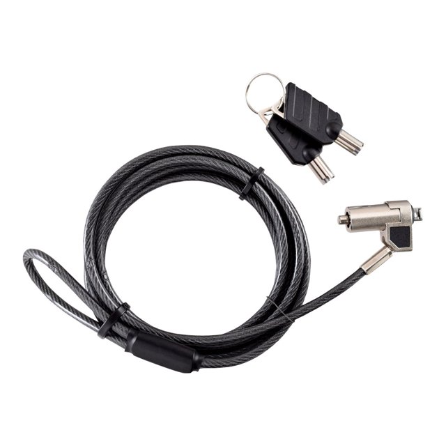 V7 Slim - Security cable lock - gray - 6.6 ft - Walmart.com