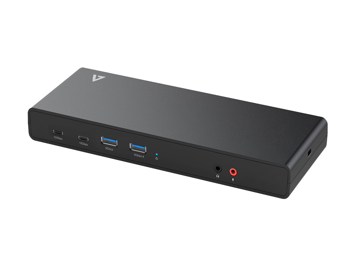 V7 UCDDS2USB-C DisplayLink Dual 4K Dock - V7 UCDDS2 USB-C Dual 4K ...