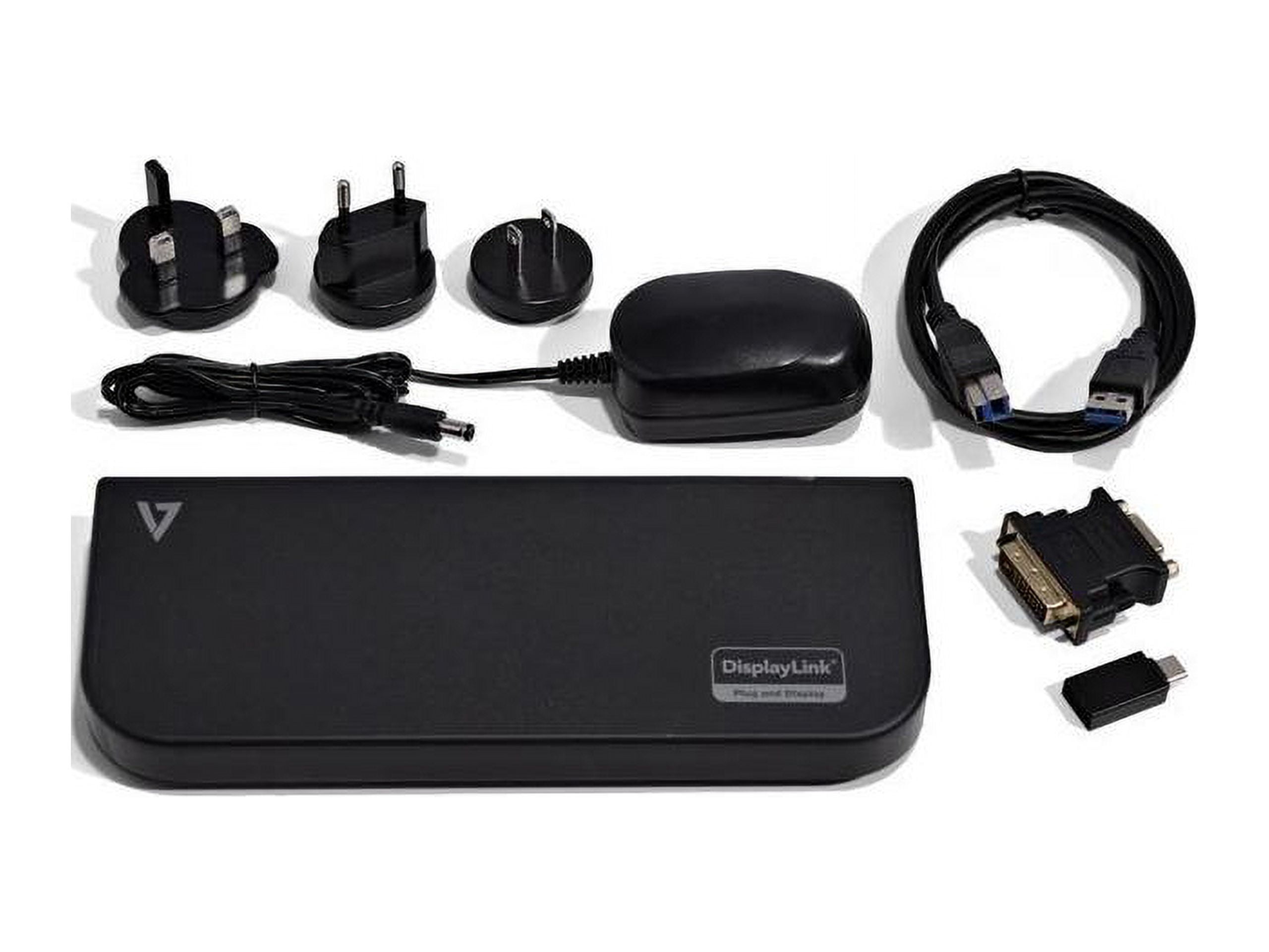 V7 USB Dual DisplayLink Docking Station UDDS2 - Walmart.com