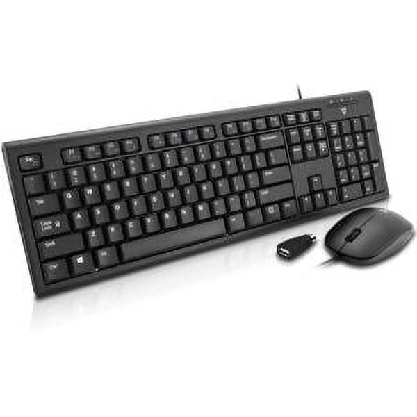 V7 USB Keyboard and Mouse Combo with PS2 Adapter - Walmart.com