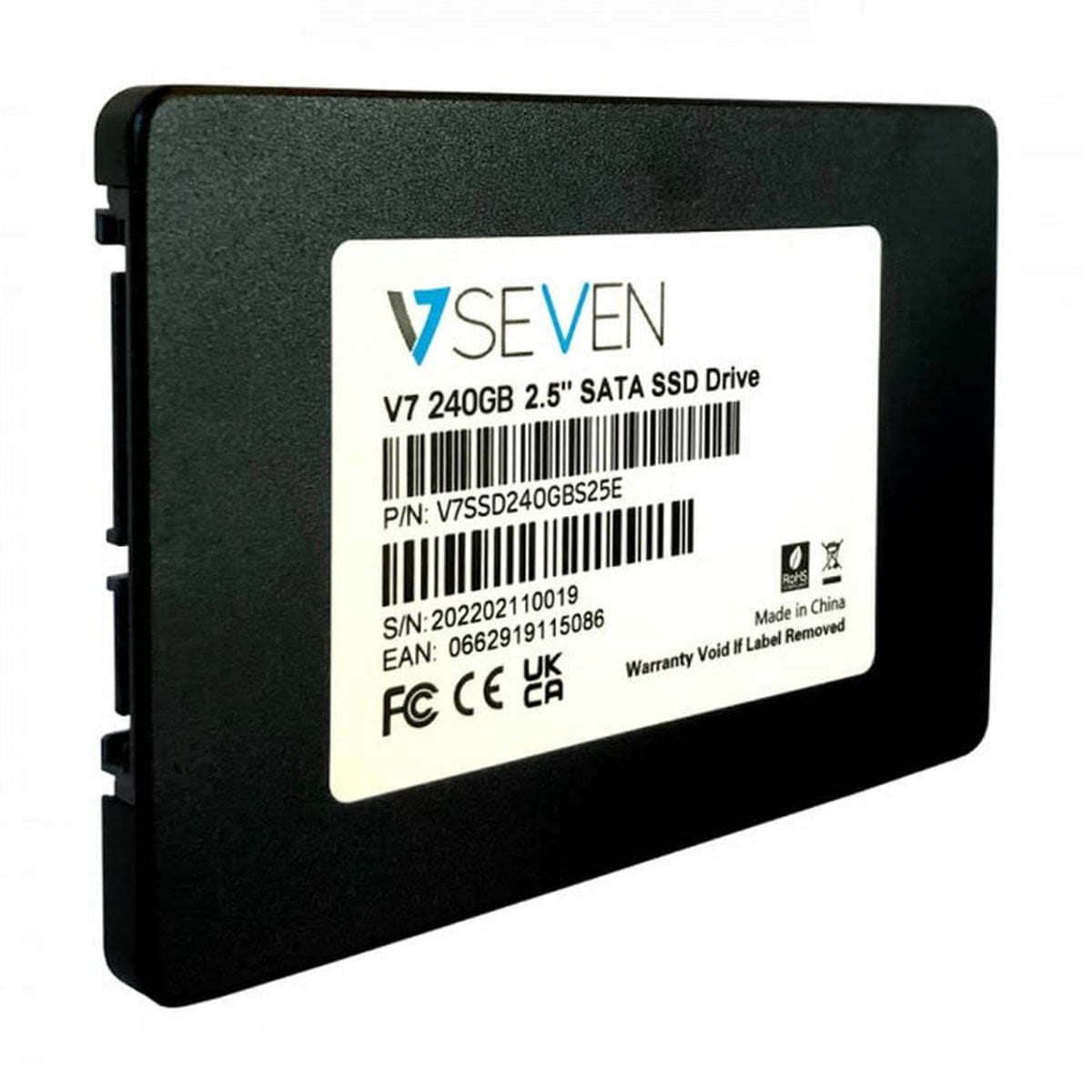 V7 V7SSD240GBS25E 240GB 2.5" Bulk PK 7MM INT 3D TLC SATA SSD Disk ...