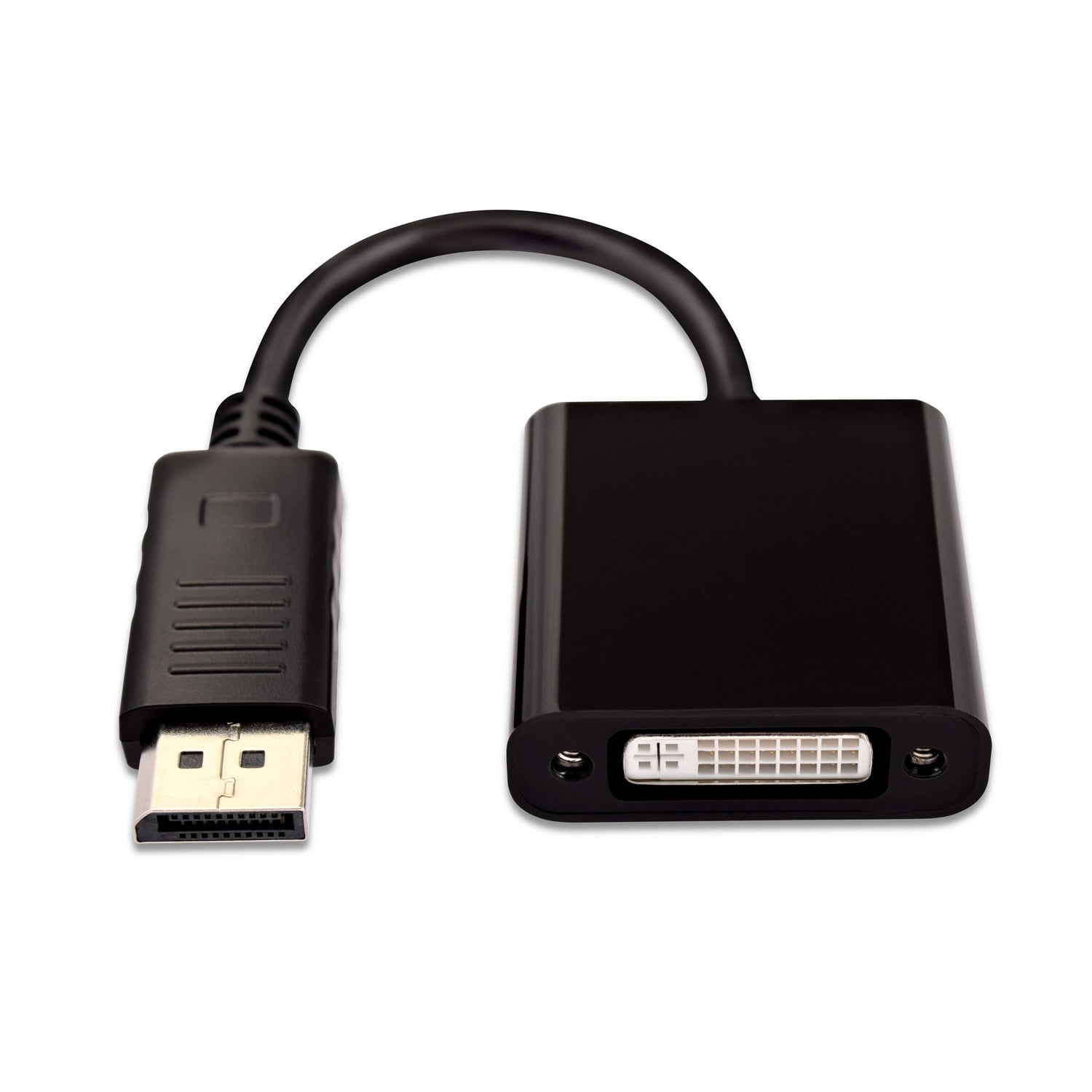 V7 Video Adapter DisplayPort Male to DVI-I Female Active, Black ...